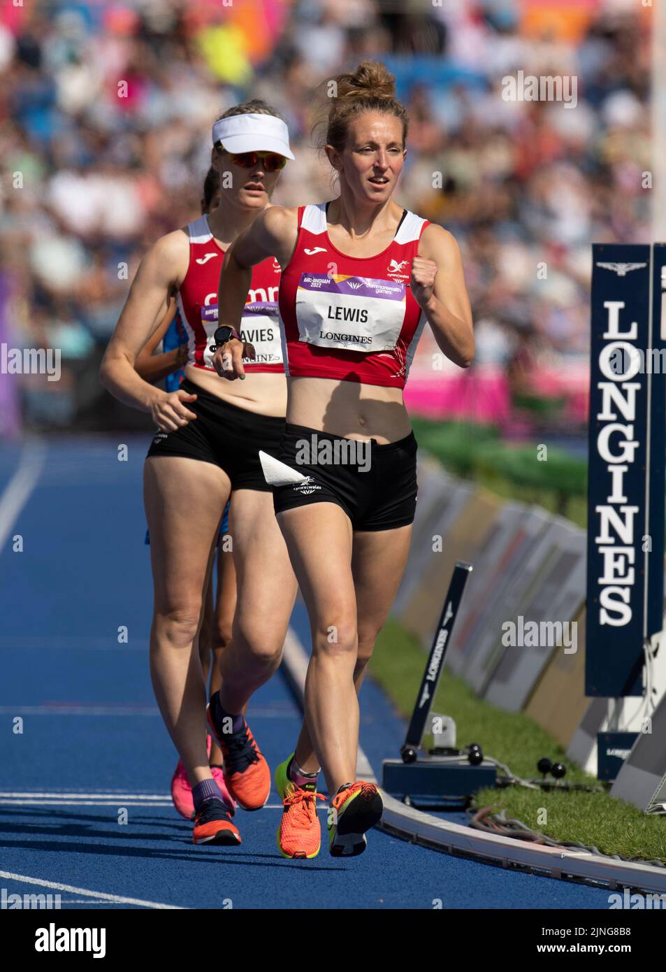 Heather Lewis of Wales competing in the women’s 10,000m walk final at ...