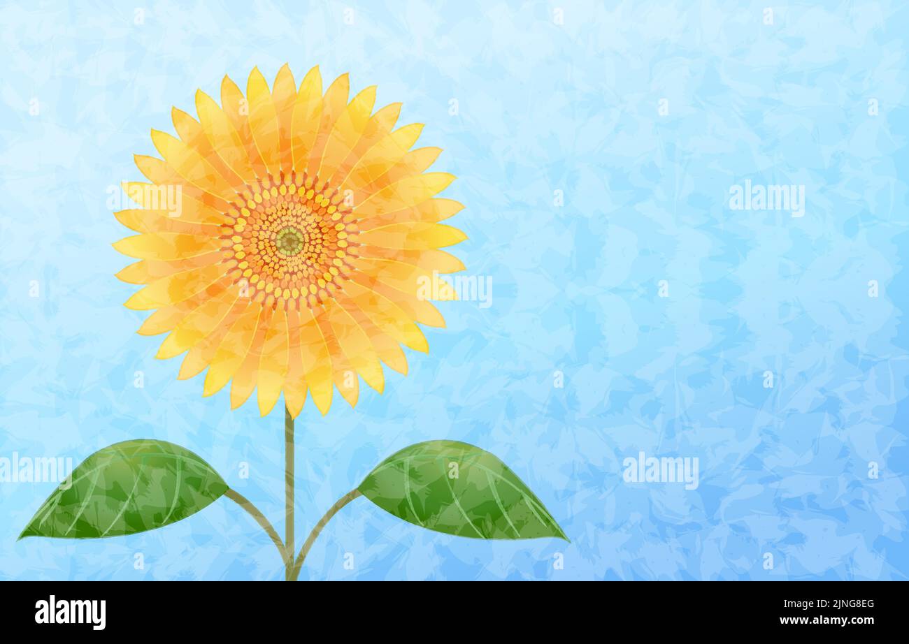 Illustration of a large sunflower Stock Vector Image & Art - Alamy