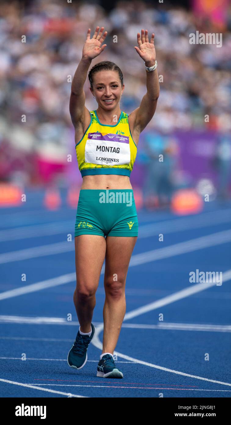 Jemima Montag of Australia competing in the women’s 10,000m walk final ...