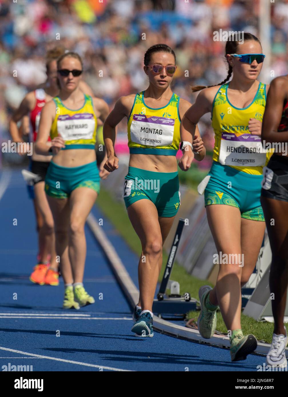 Jemima Montag of Australia competing in the women’s 10,000m walk final ...