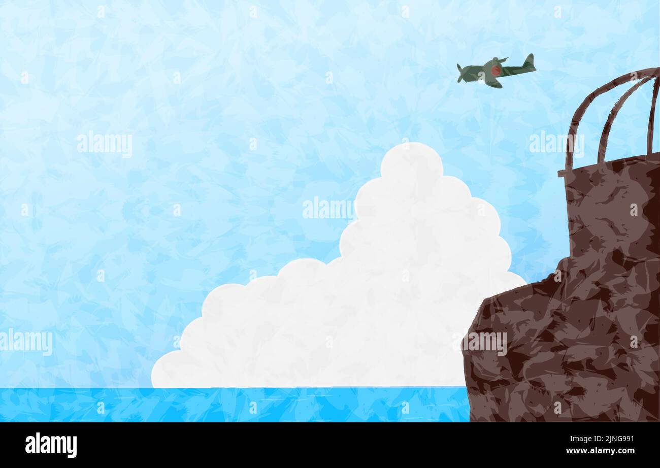 Background material: End of war anniversary image illustration, World ...