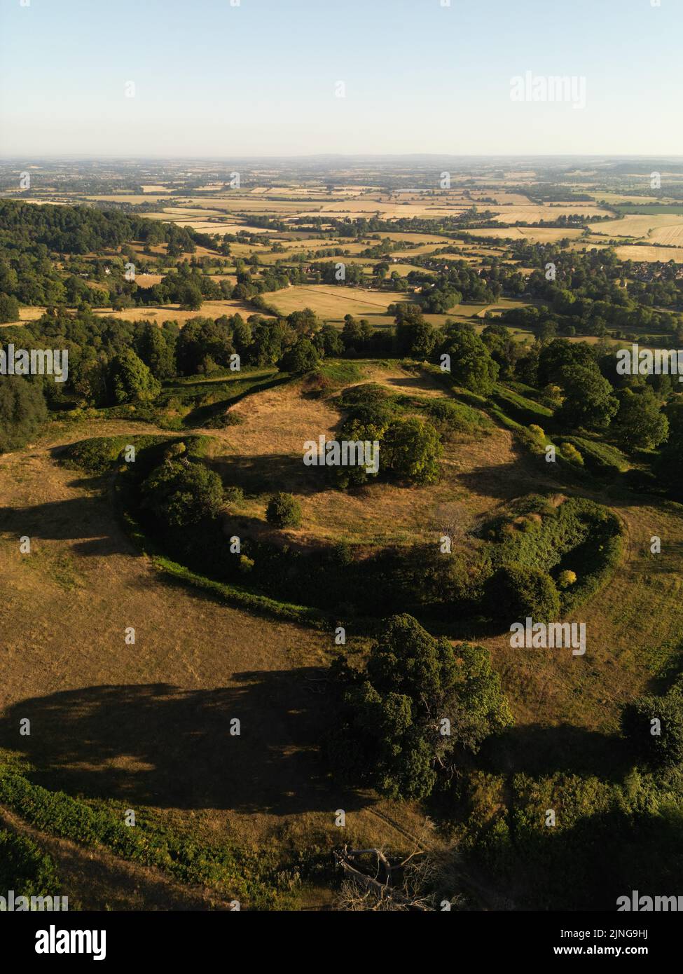 Elmley Castle. Bredon Hill. Worcestershire. England. UK Stock Photo - Alamy