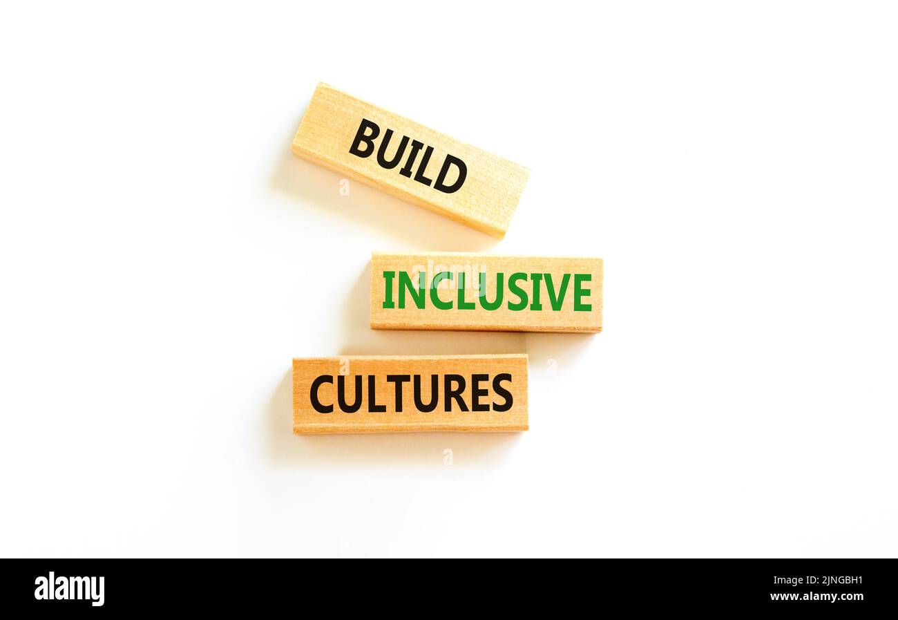 Build inclusive cultures symbol. Concept words Build inclusive cultures ...