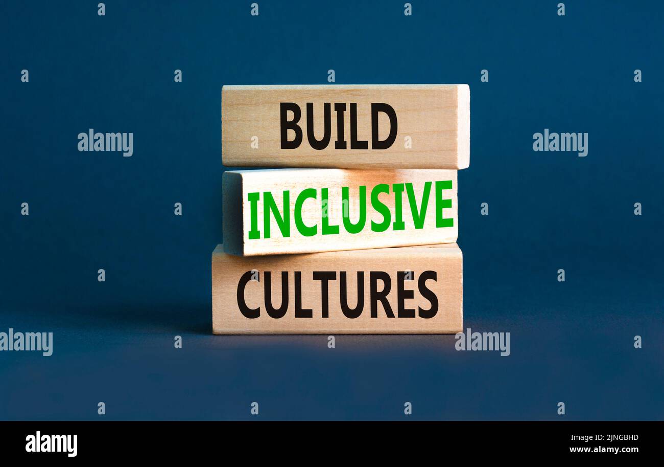 Build inclusive cultures symbol. Concept words Build inclusive cultures ...