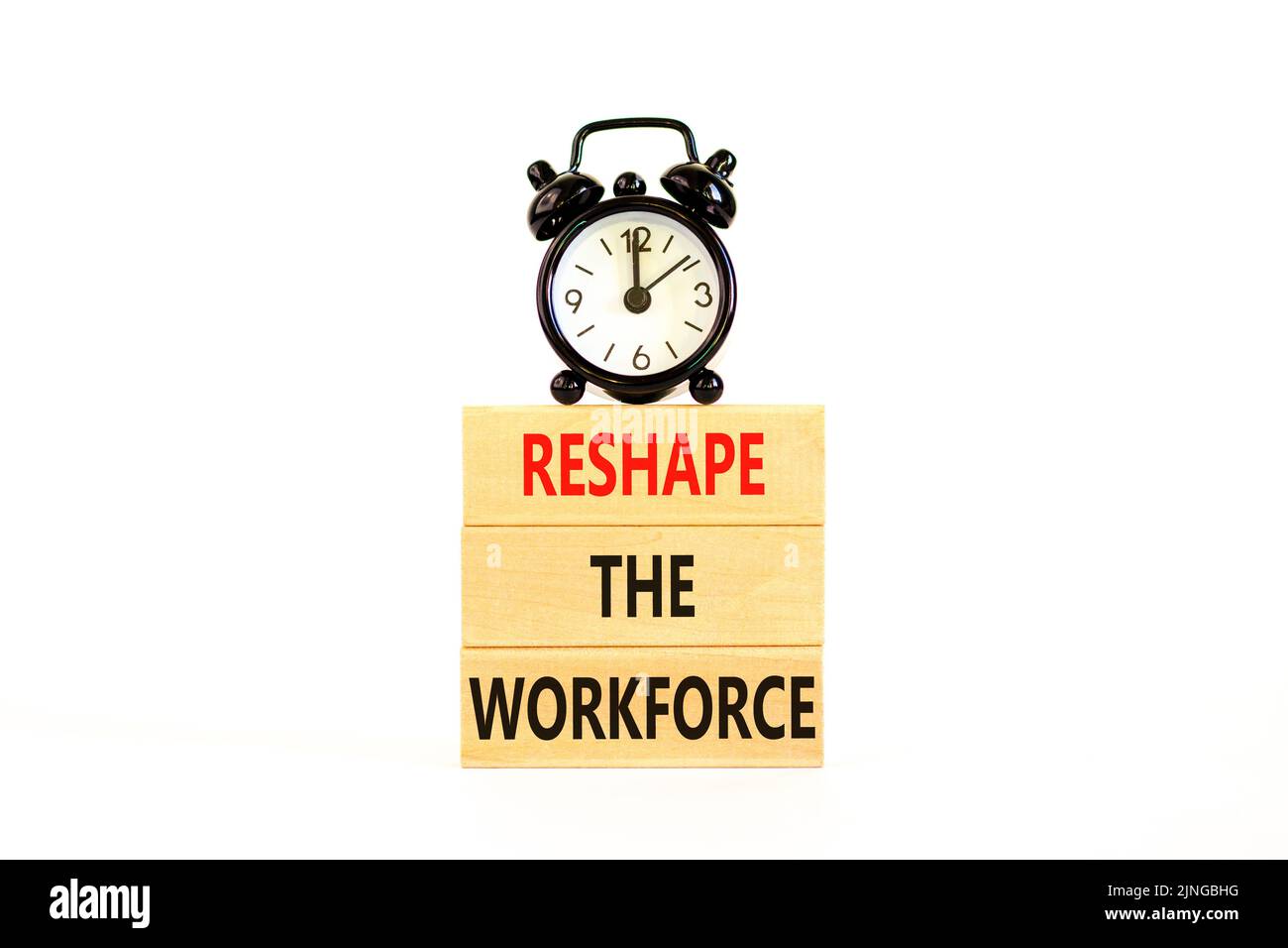 Reshape the workforce and support symbol. Concept words Reshape the ...