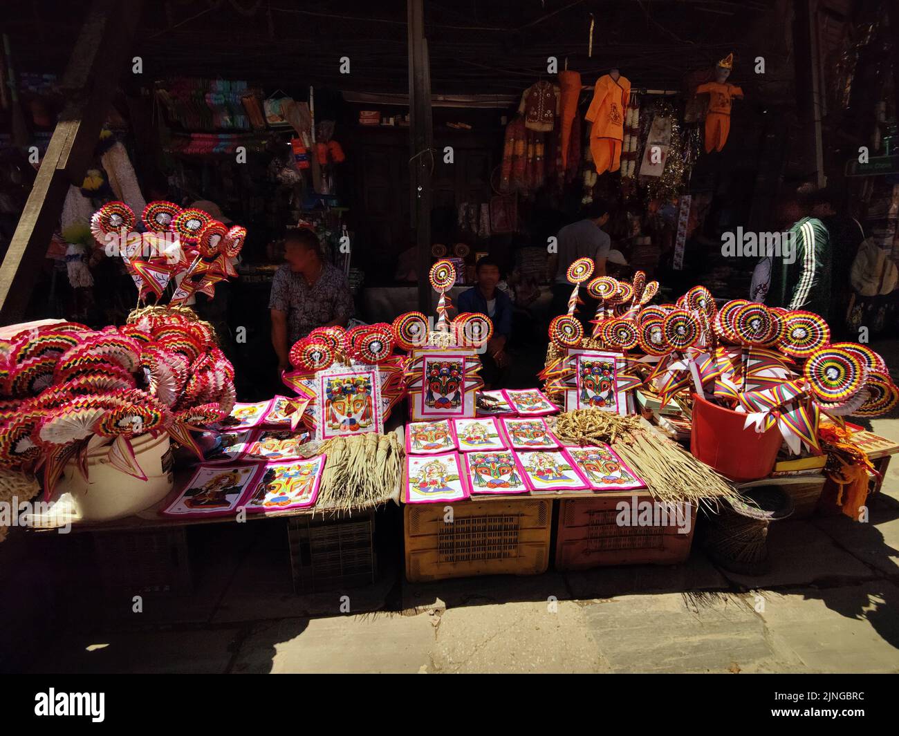 Kathmandu, Bagmati, Nepal. 11th Aug, 2022. Nepali people sell cow-head ...
