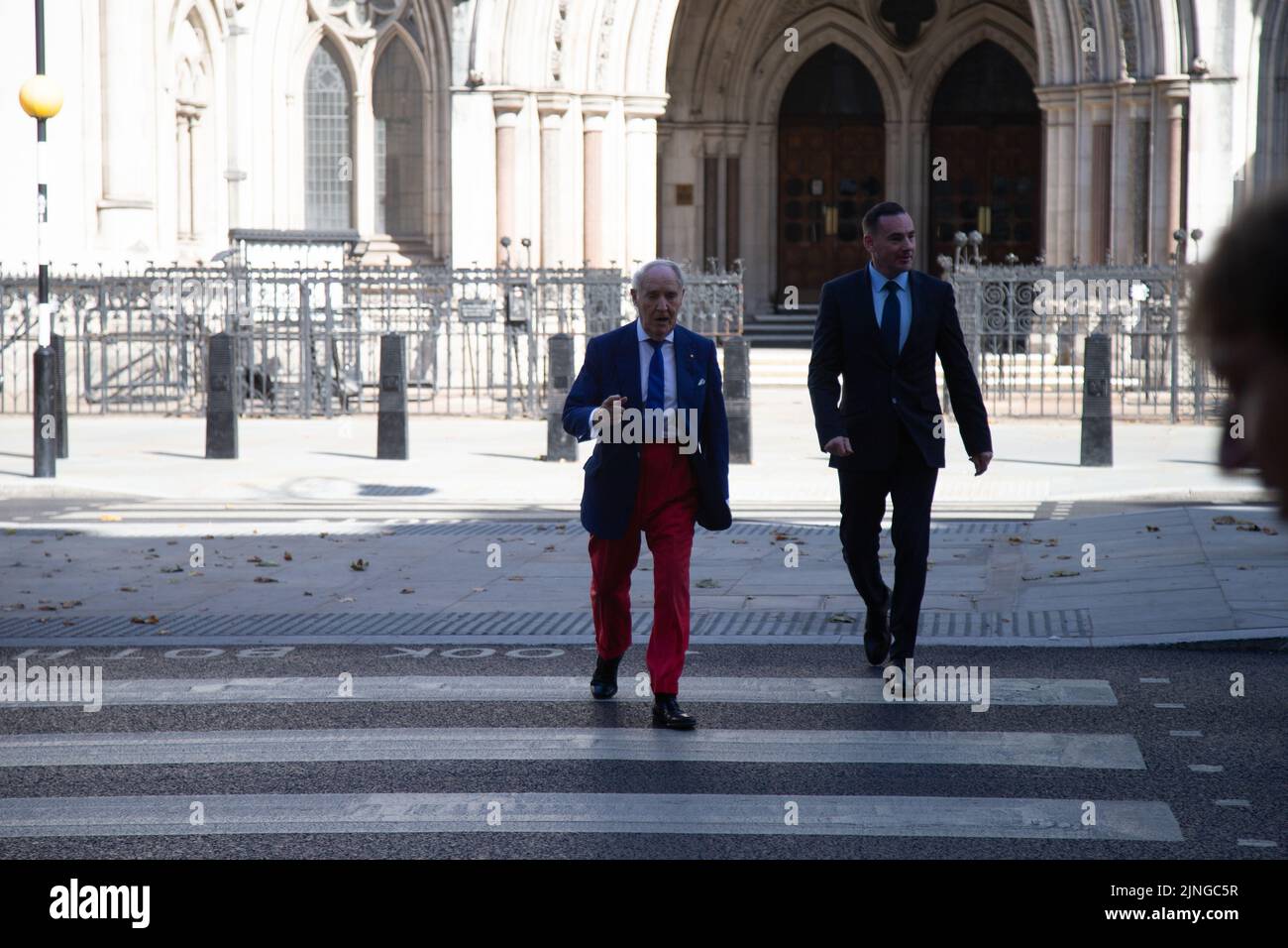 London, England, UK. 11th Aug, 2022. British billionaire Sir FREDERICK ...