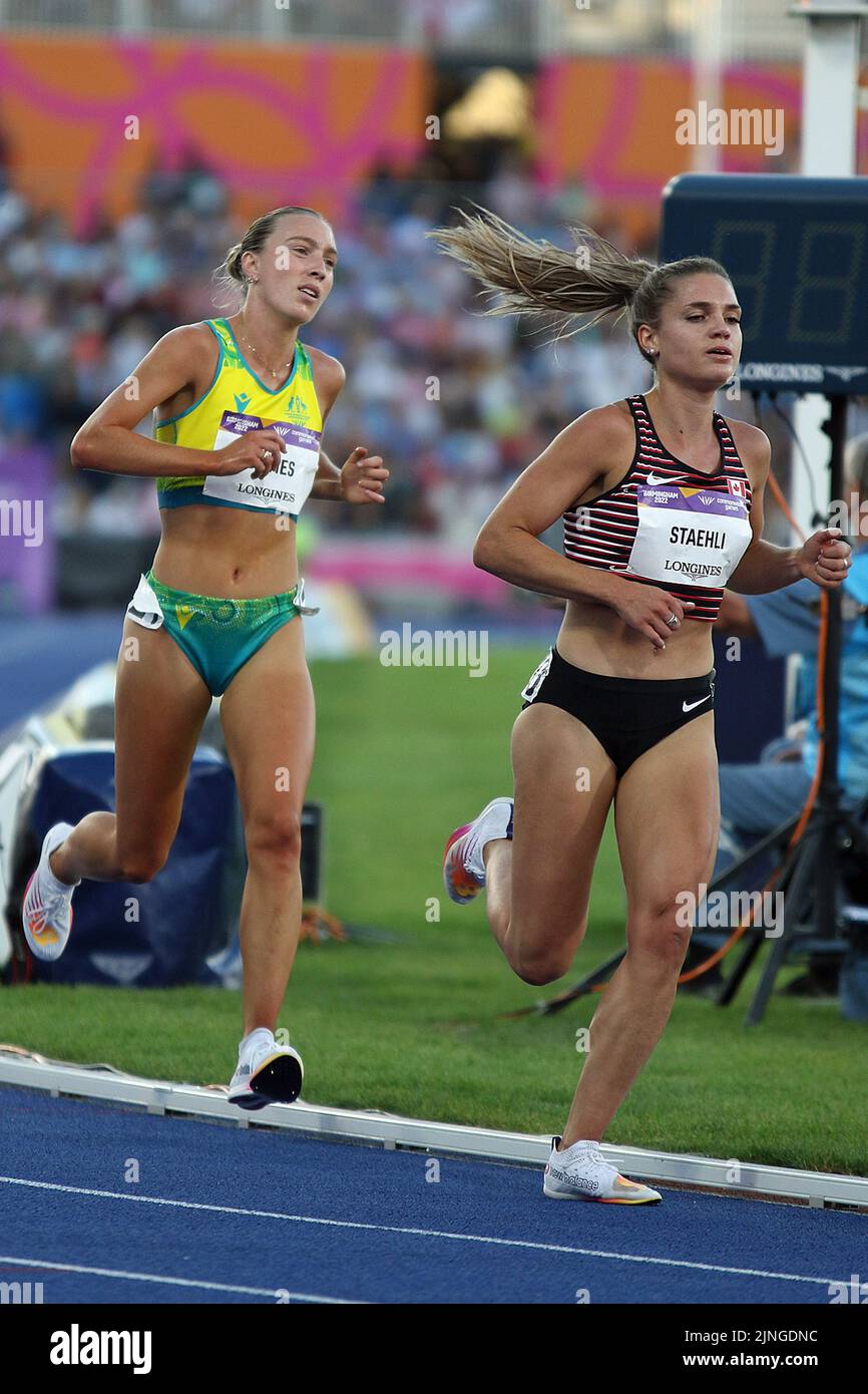 Julie Anne STAEHLI of Canada in the Women's 5000m - Final at the 2022 Commonwealth games in ...