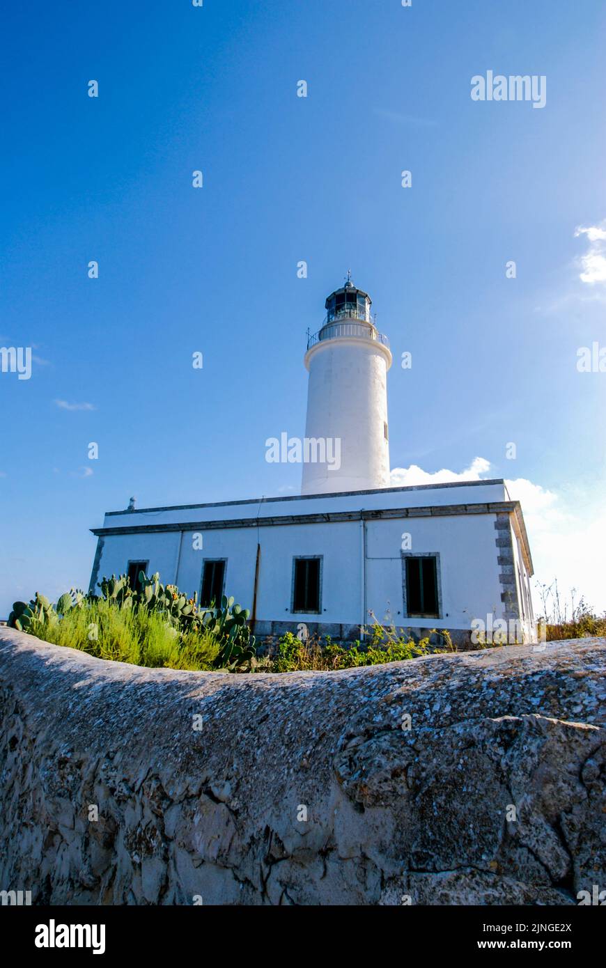 La Mola lighthouse in Formentera, Spain Stock Photo - Alamy