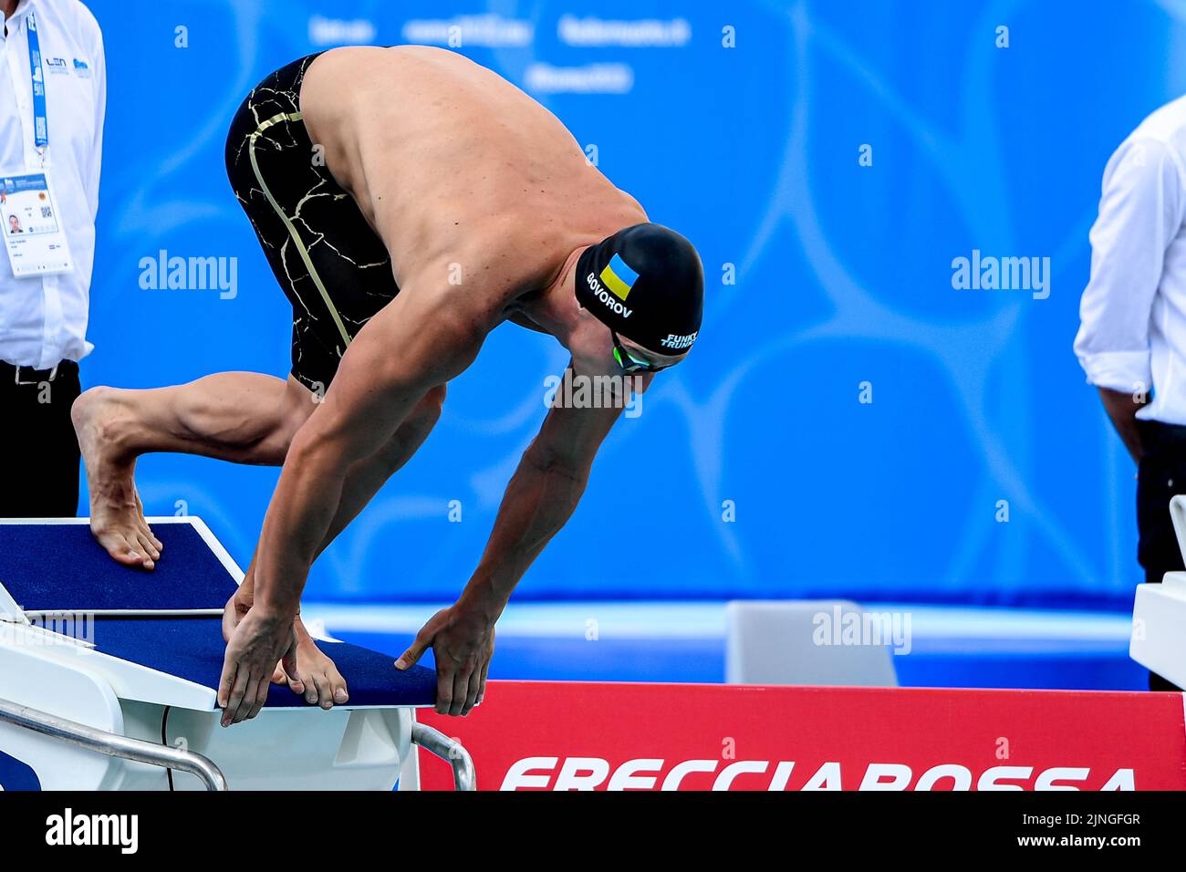 ROME, ITALY - AUGUST 11: Andriy Govorov of Ukraine competing during the ...