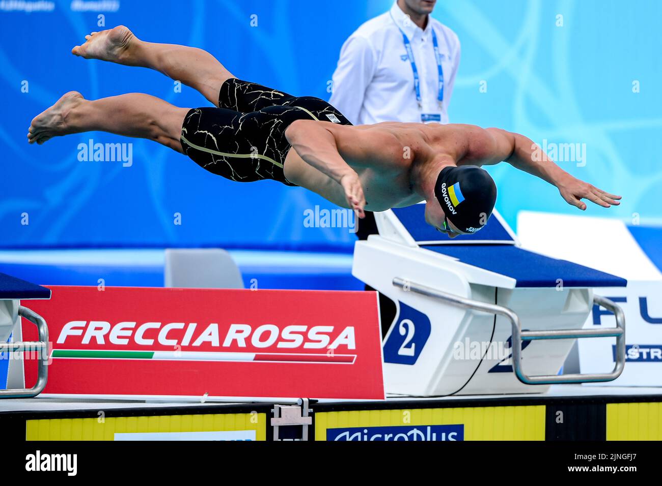 ROME, ITALY - AUGUST 11: Andriy Govorov of Ukraine competing during the ...