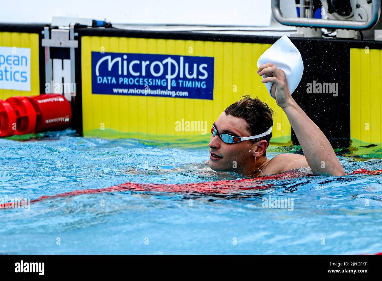 ROME, ITALY - AUGUST 11: Maxime Grousset of France competing during the ...