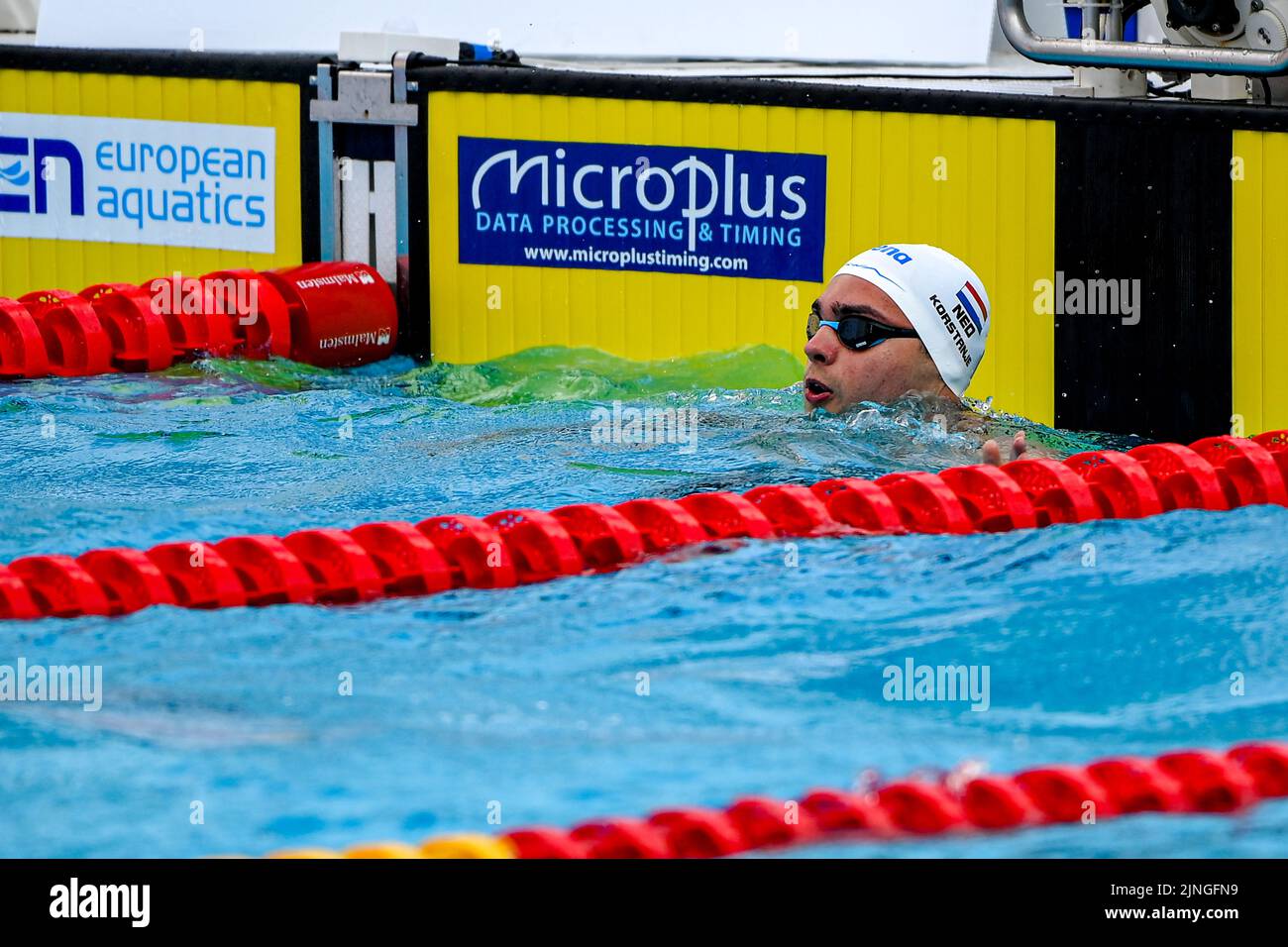 ROME, ITALY - AUGUST 11: Nyls Korstanje of the Netherlands competing ...