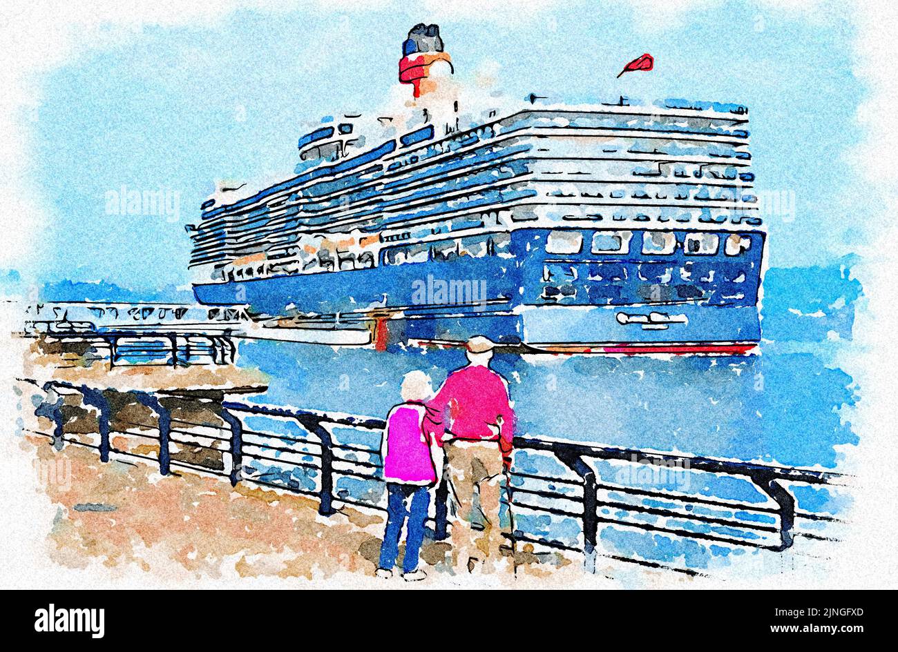 Greenock, Scotland, UK, September 5th 2021, Queen Elizabeth Hamilton ...