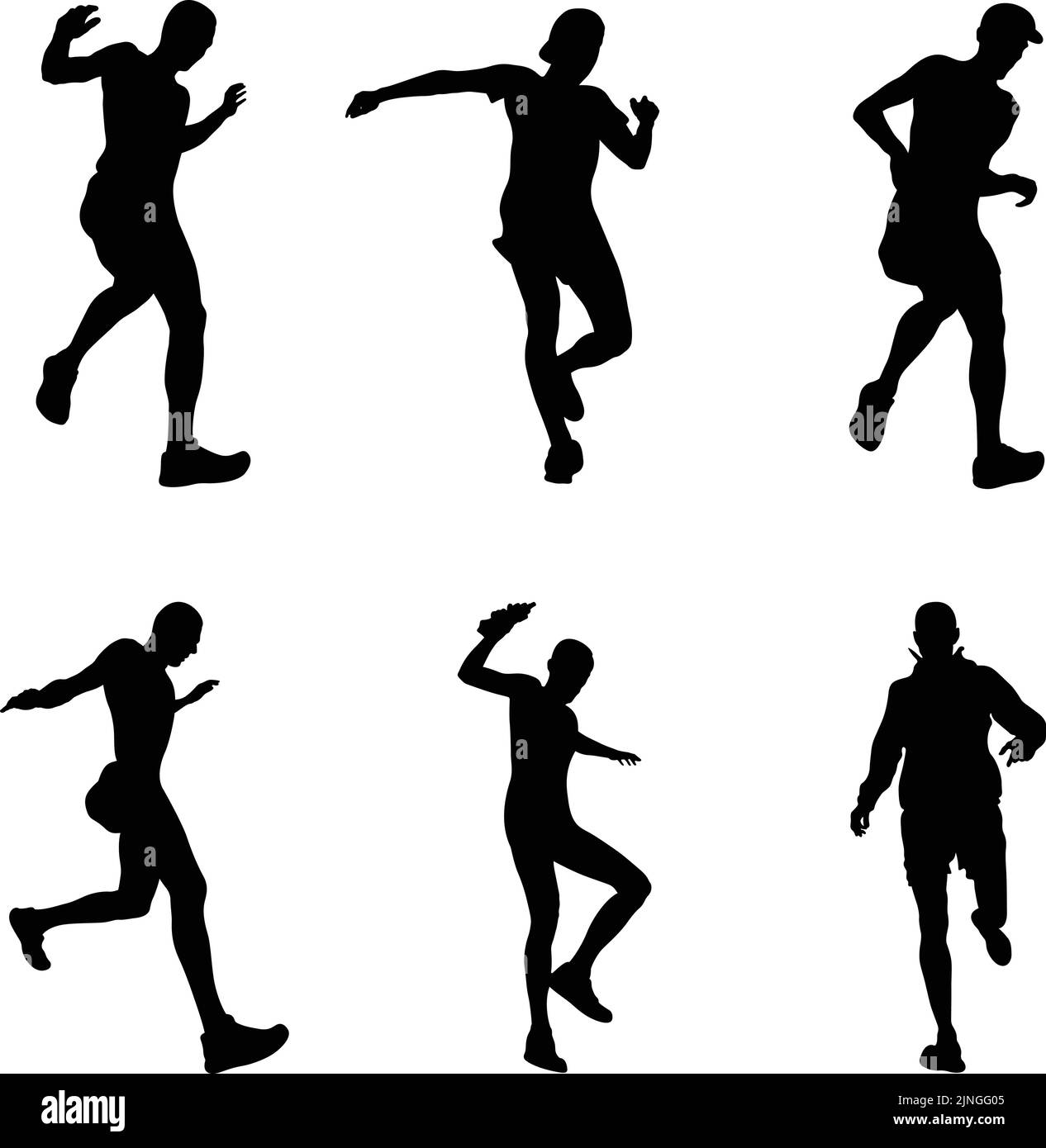 Silhouette De Cross Country Cross Country Skiing, Baby And Ski, Blue