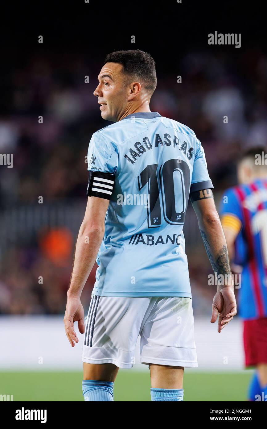 BARCELONA - MAY 10: Iago Aspas in action during the La Liga match ...