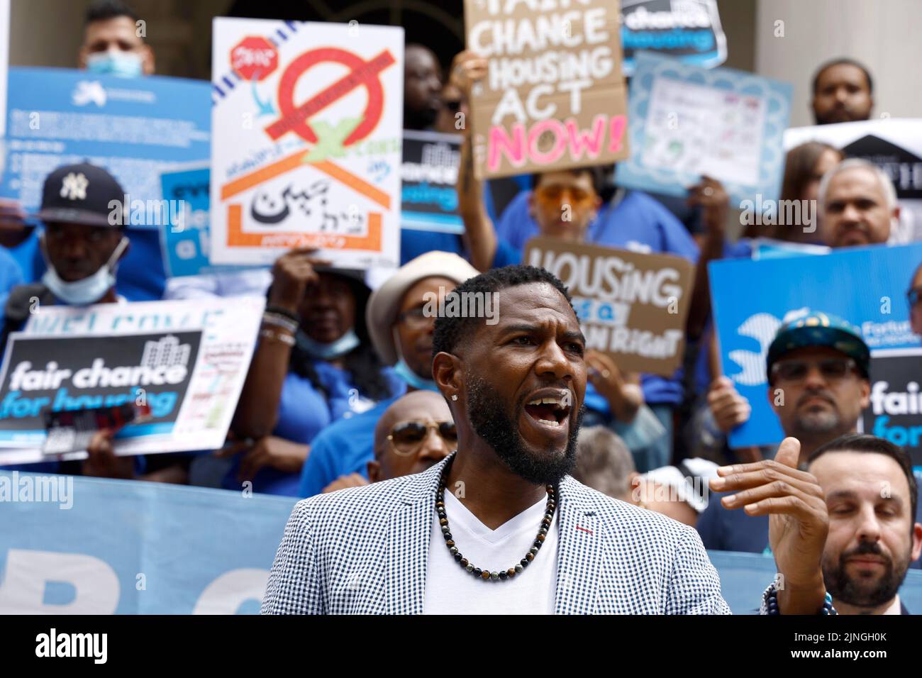 New York City, USA. 11th Aug, 2022. Public advocate and activist ...
