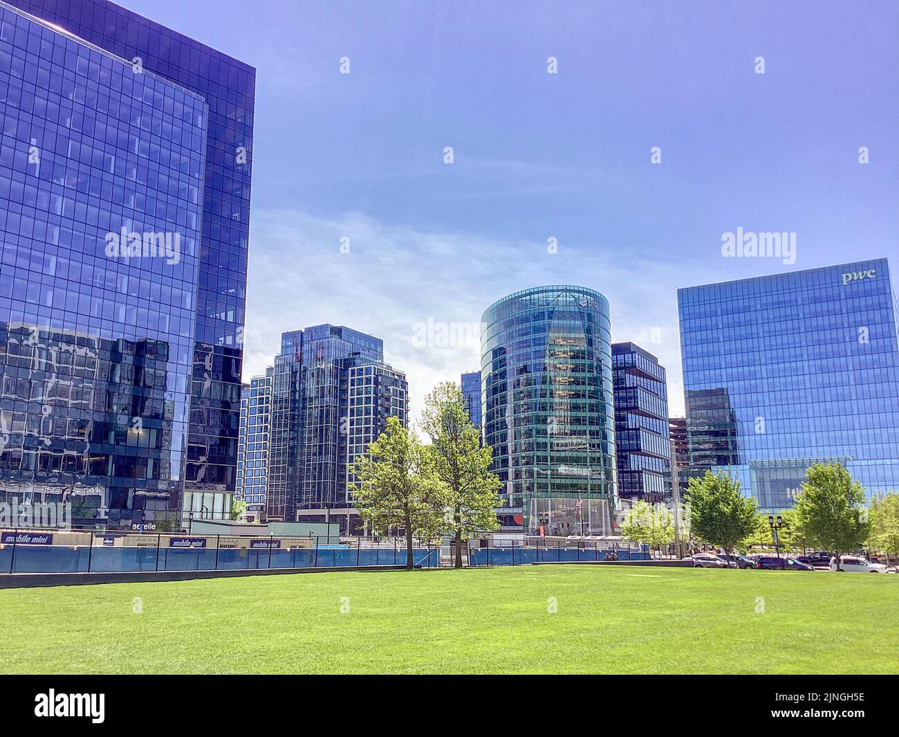 The Seaport/Innovation District in the South Boston neighborhood in ...