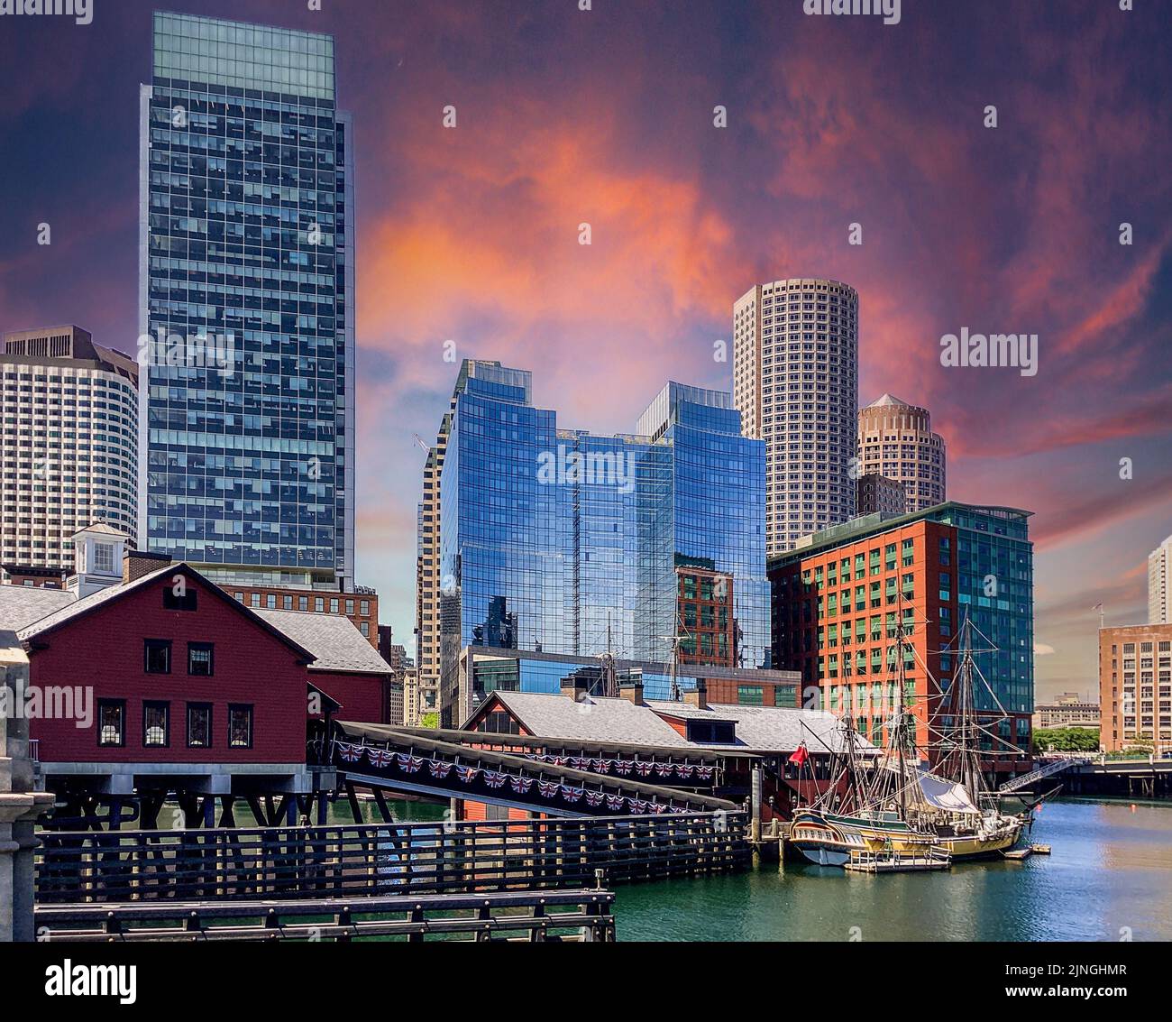 Griffin's Wharf, Boston, Massachusetts Stock Photo - Alamy