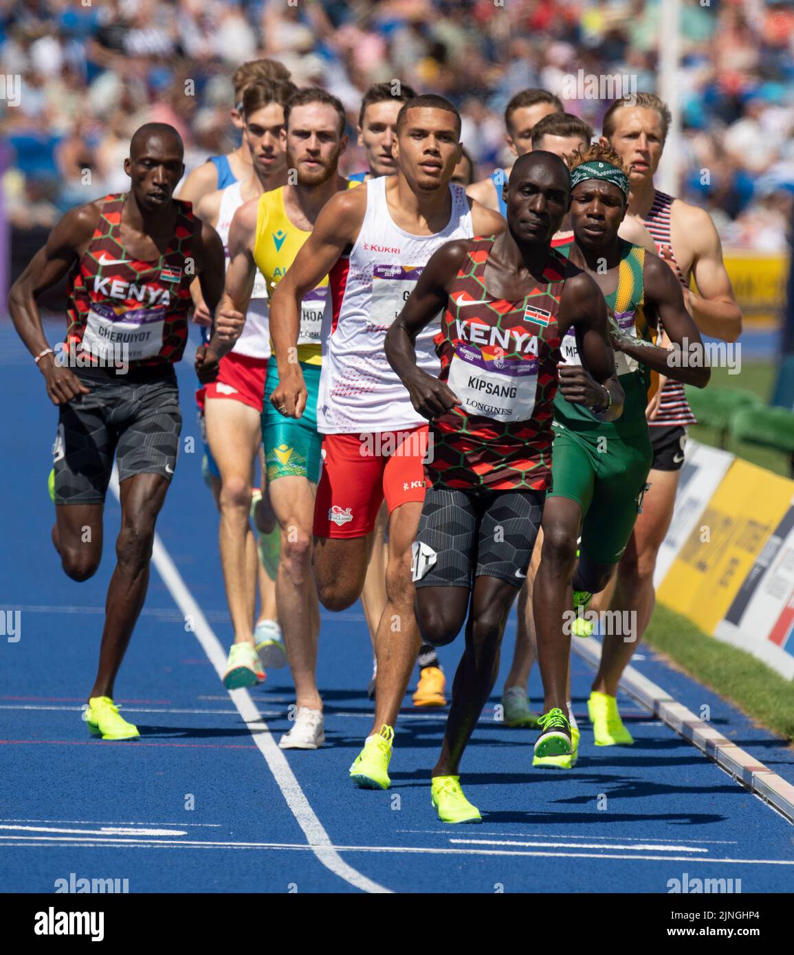 Abel Kipsang of Kenya competing in the men’s 1500m final at the ...