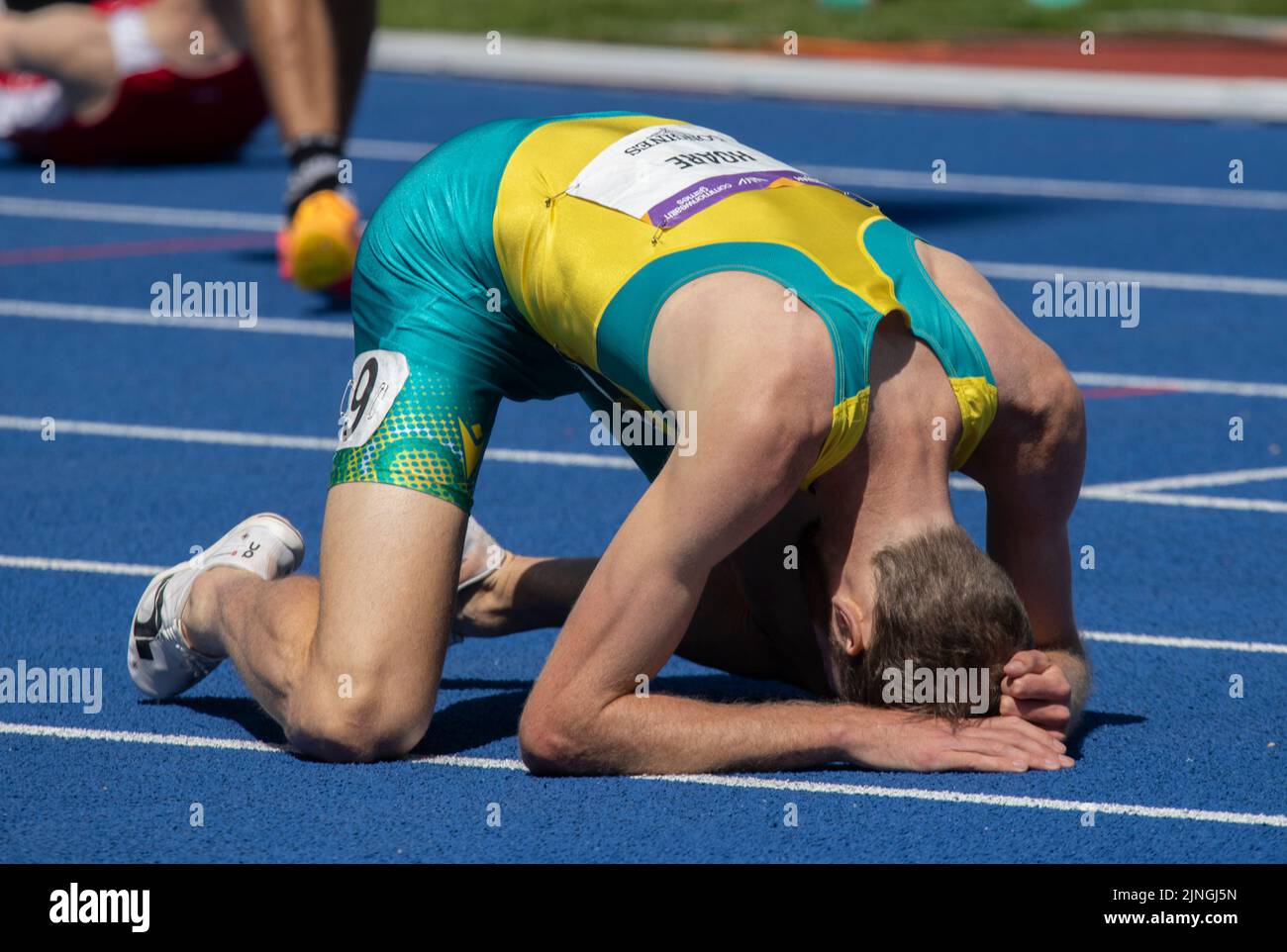 Oliver Hoare of Australia competing in the men’s 1500m final at the ...