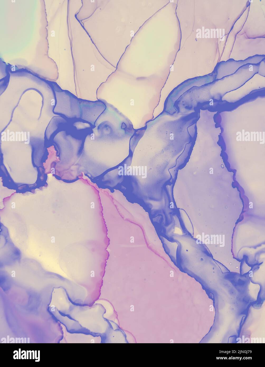 Wedding Card Template. Pink Pastel Flow Splash Stock Photo - Alamy