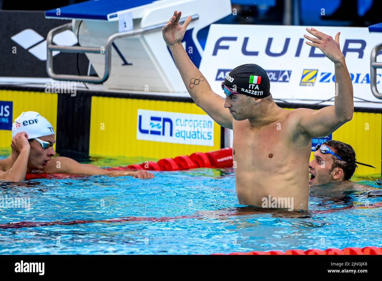 ROME, ITALY - AUGUST 11: Alberto Razzetti of Italy competing during the ...