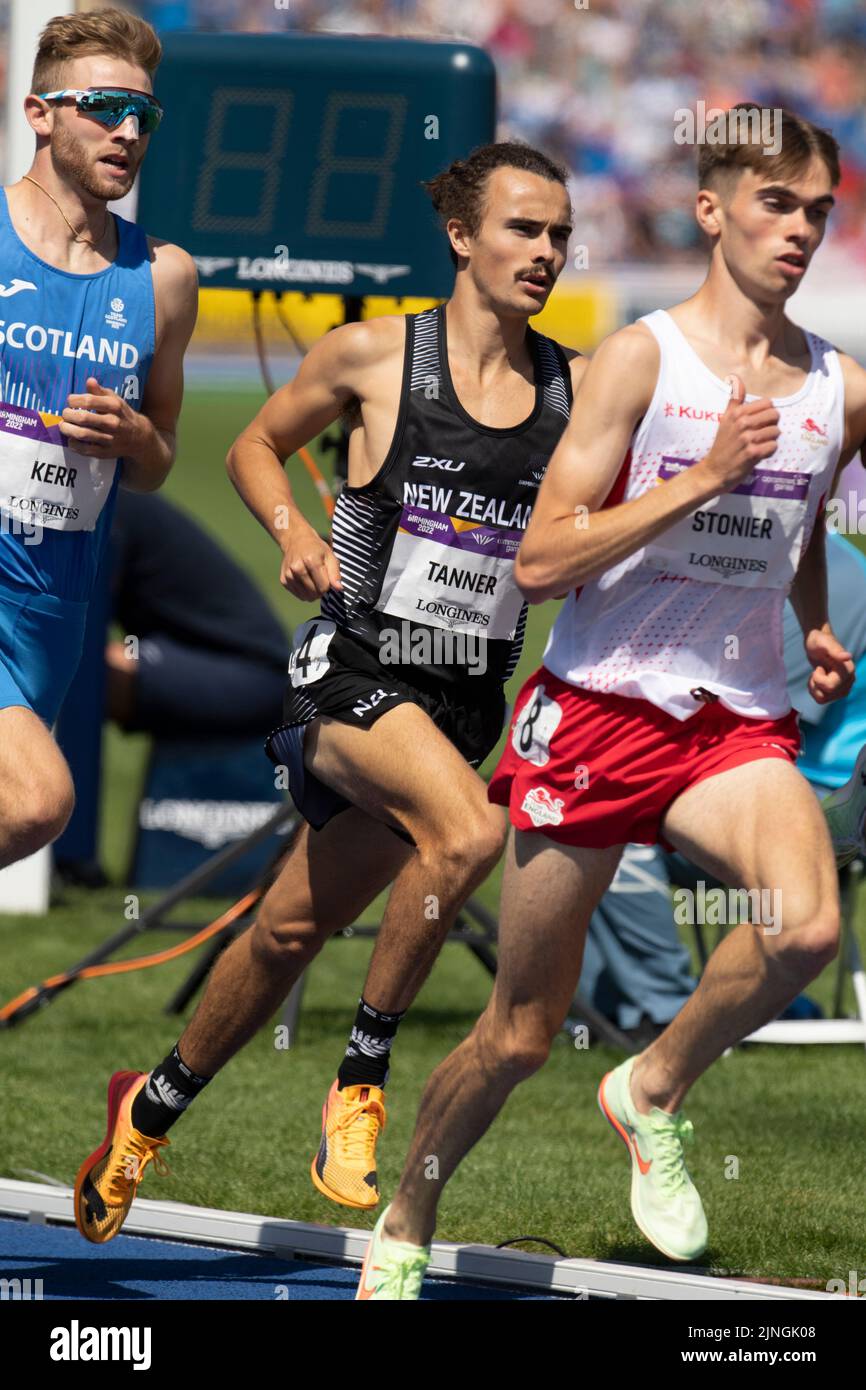 Samuel Tanner of New Zealand competing in the men’s 1500m final at the ...