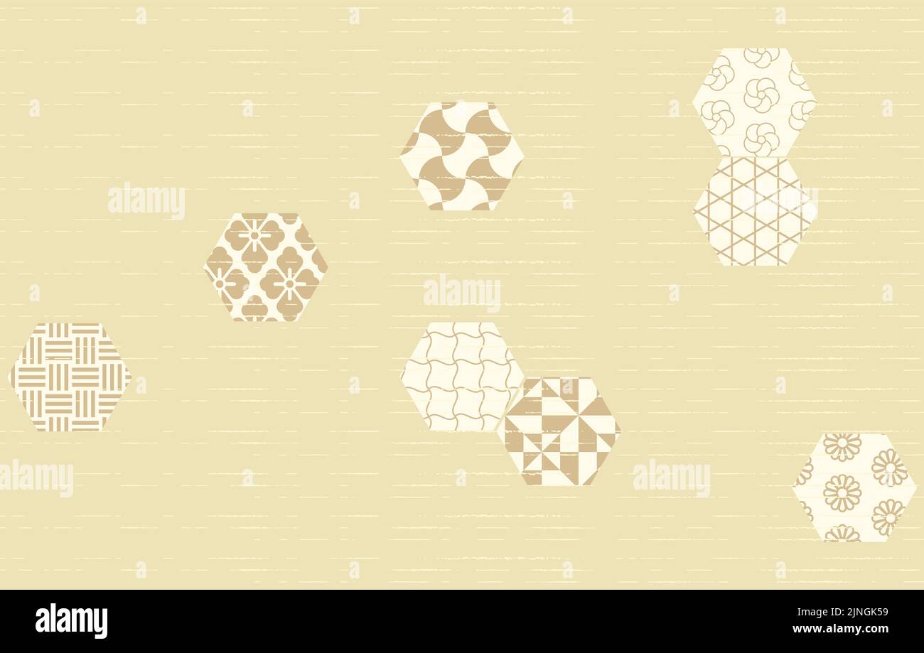 Background material: Vector illustration of traditional Japanese ...