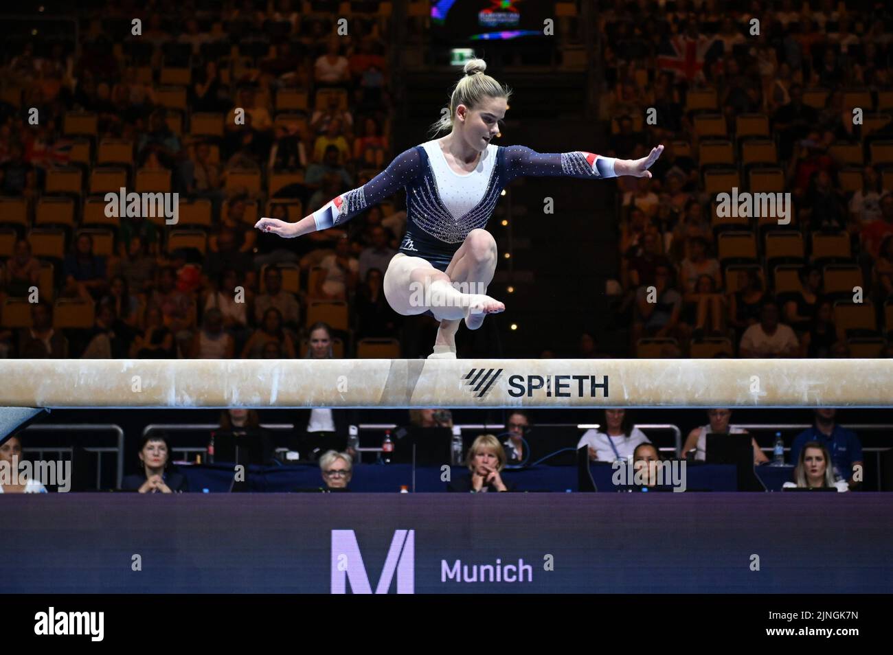 Alice kinsella womens gymnastics beam hi-res stock photography and ...