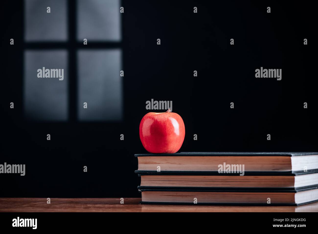 Books ready for back to school close up Stock Photo - Alamy