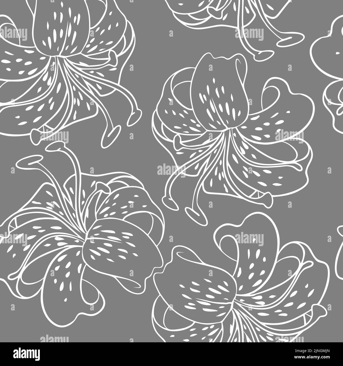 Seamless botanical pattern hi-res stock photography and images - Alamy