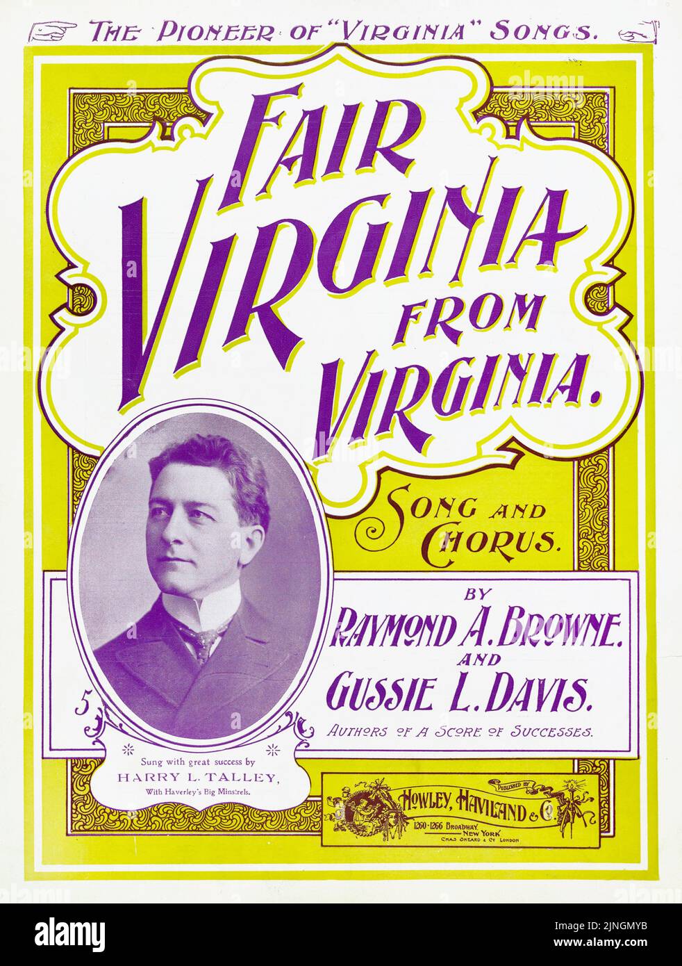 Fair Virginia from Virginia (1899) by Raymond A. Browne and Gussie L ...