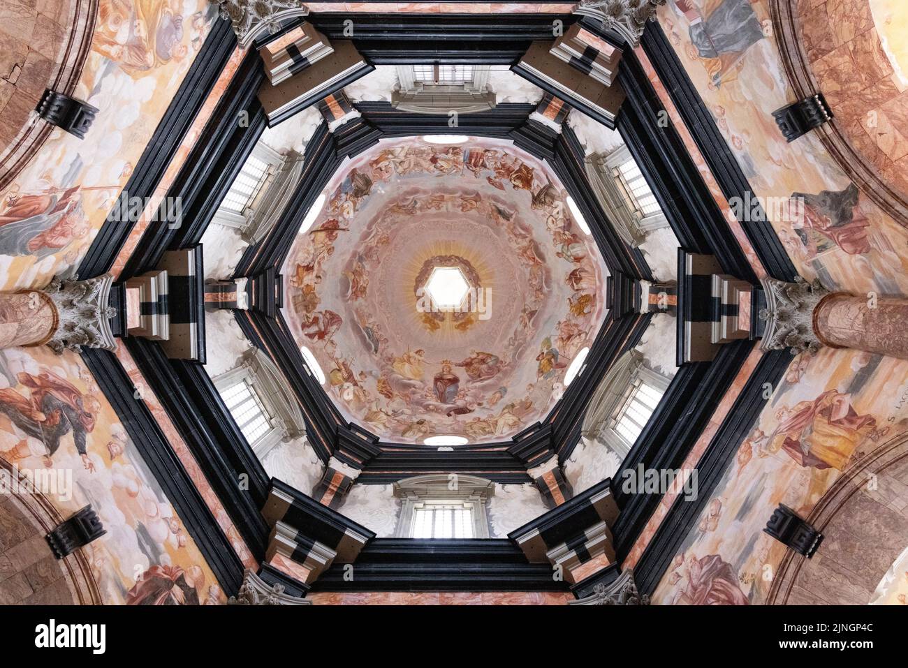 Pazaislis Monastery and church, Lithuania. 17th century baroque ...