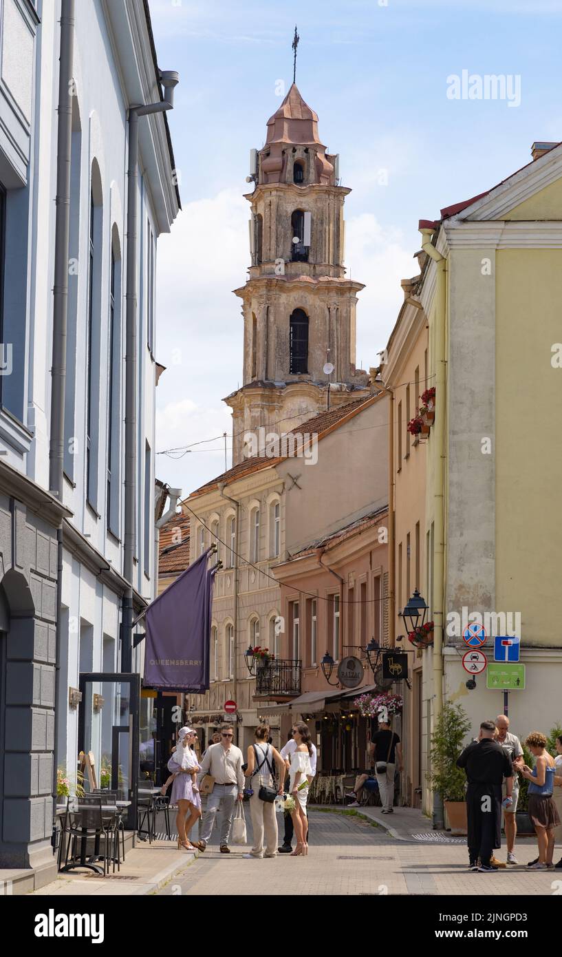 Vilnius street hi-res stock photography and images - Alamy