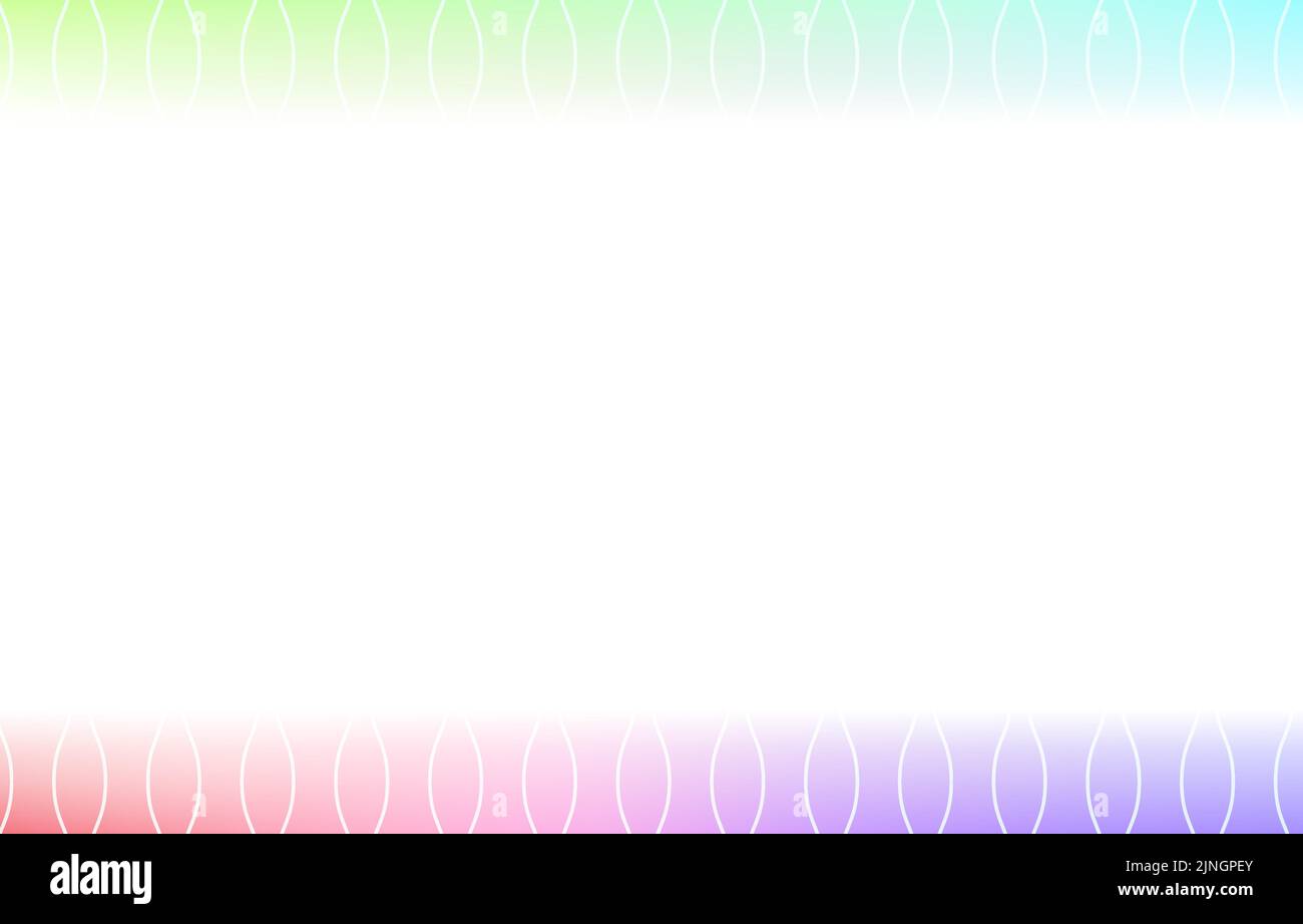 Background material: Illustration of pale rainbow gradation and ...