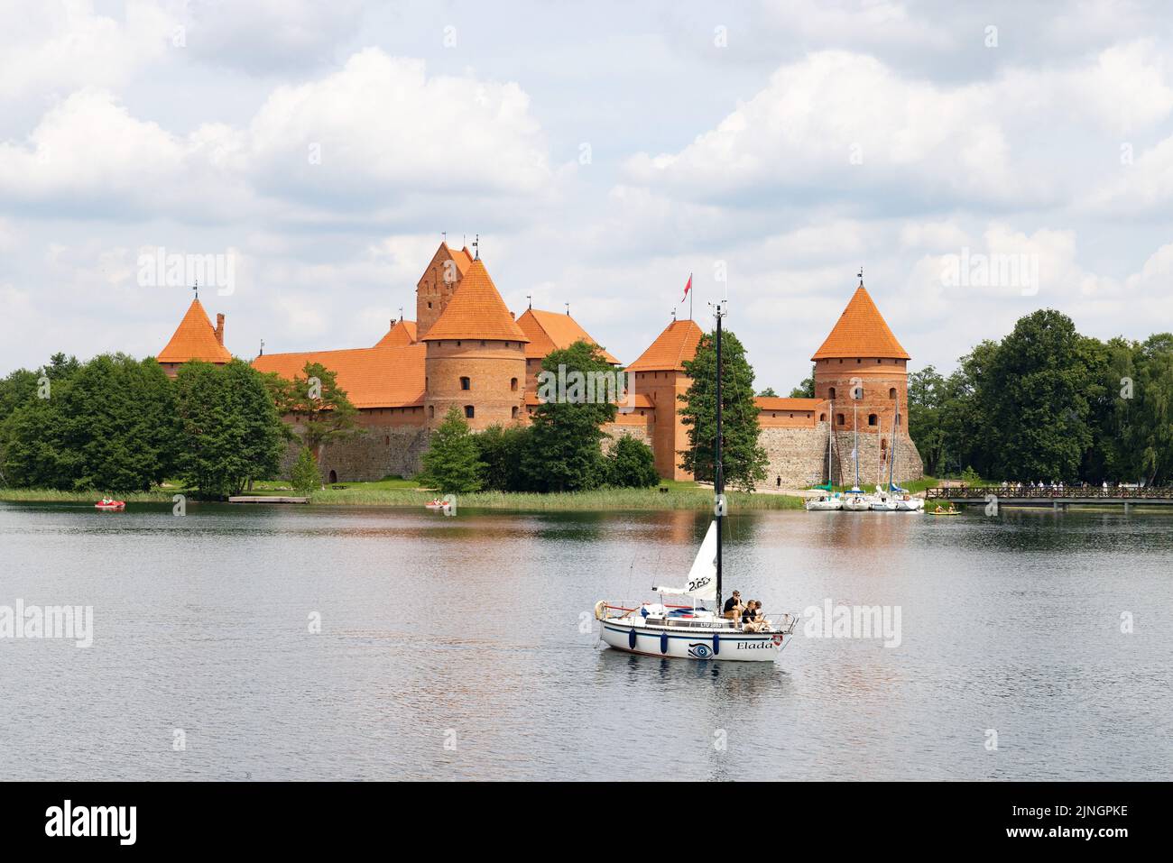 Trakai castle lake galve lithuania hi-res stock photography and images ...