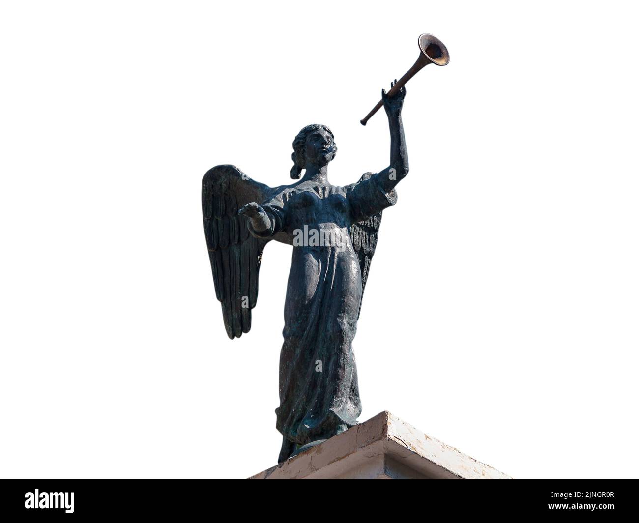 Ancient Greek patroness of music. Sculpture of an ancient muse playing ...