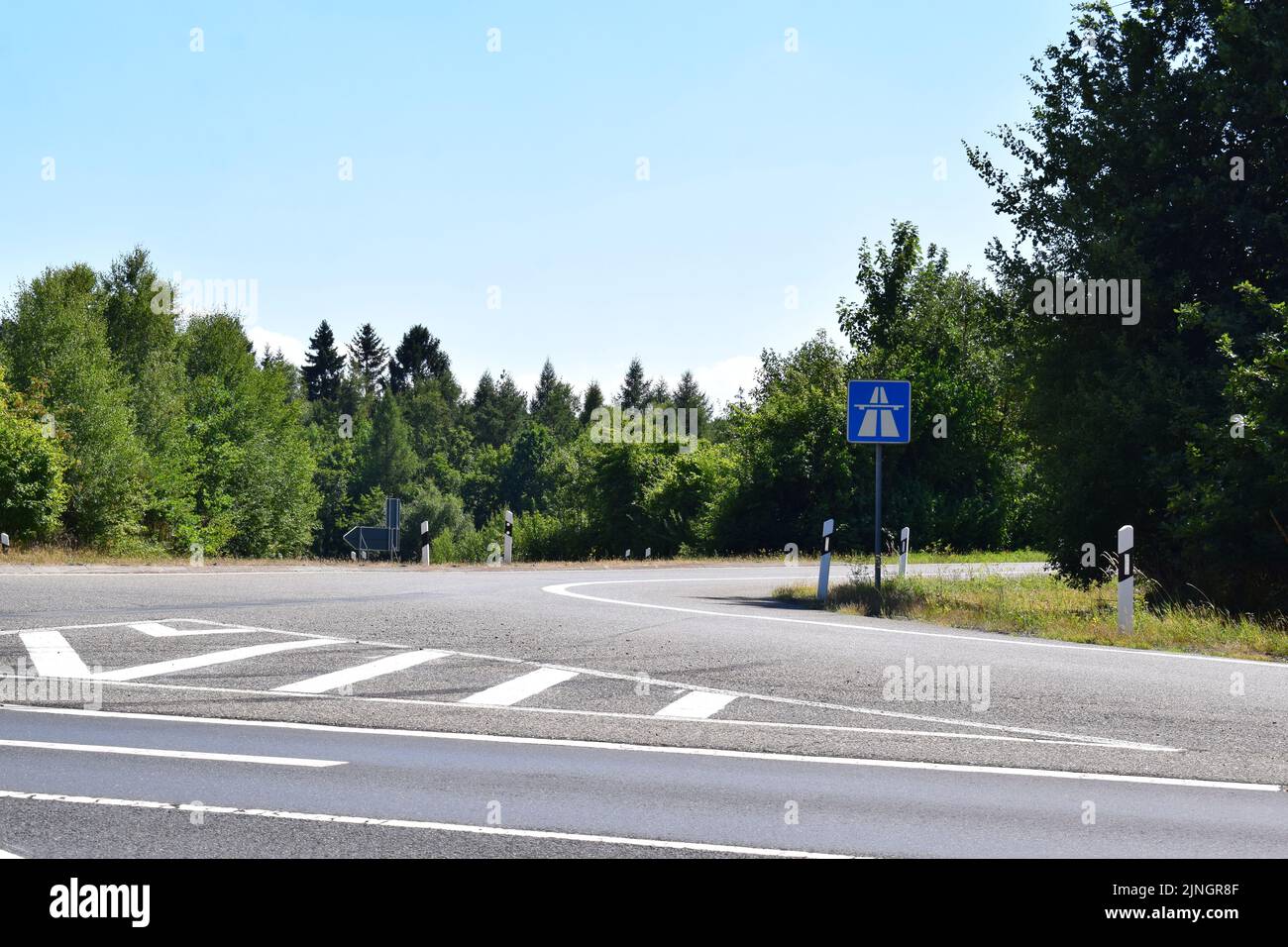 Autobahnauffahrt hi-res stock photography and images - Alamy