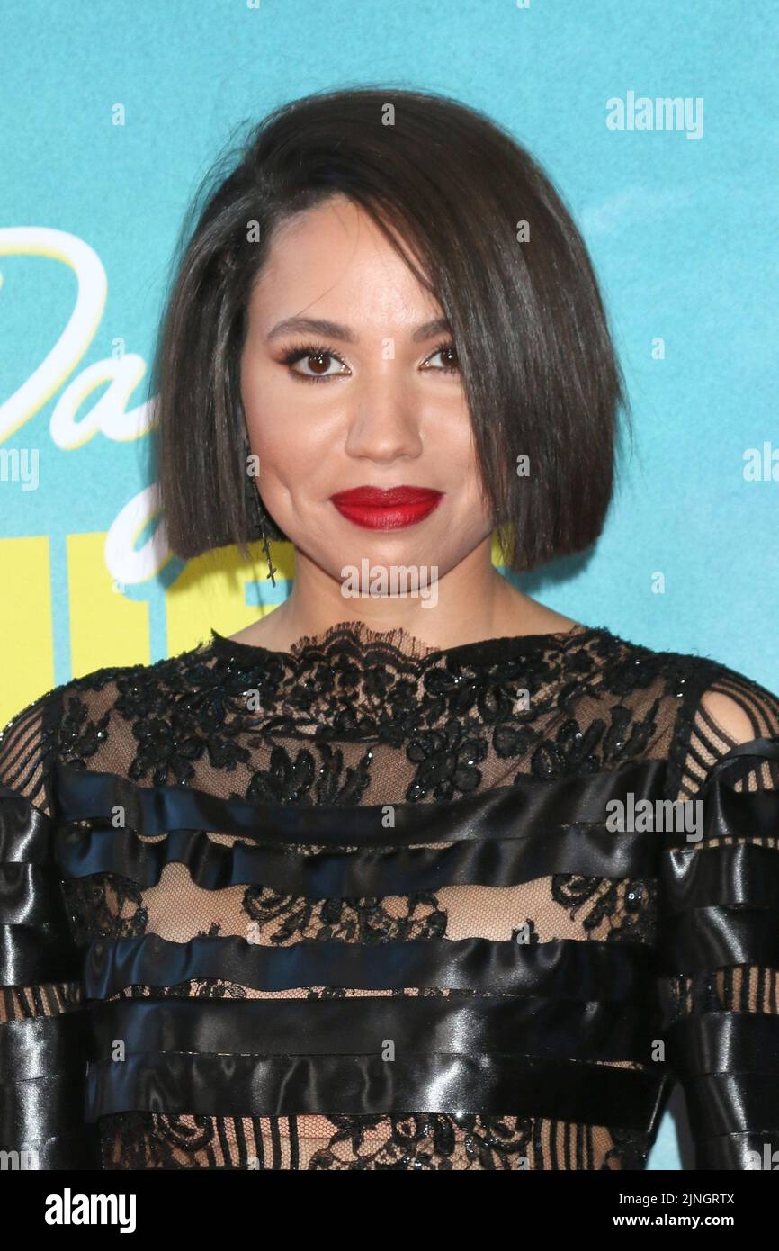 Jurnee Smollett-Bell at the Day Shift Premiere at Regal LA Live on ...