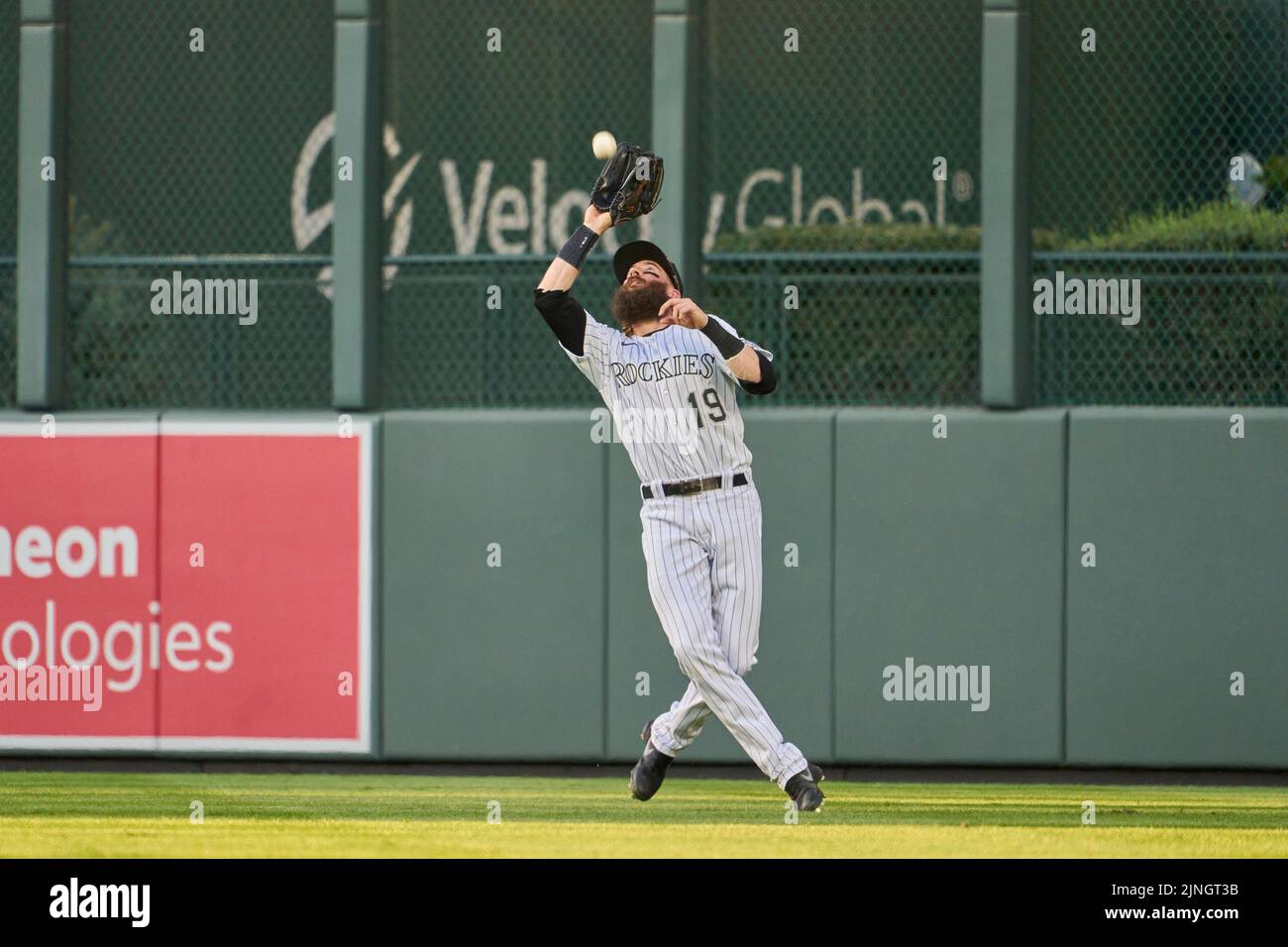 August 10 2022: Colorado right fielder Charlie Blackmon (19) makes a ...