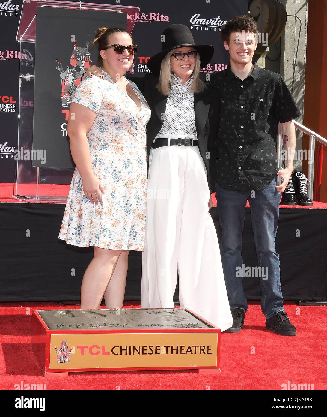 Los Angeles, USA. 11th Aug, 2022. (L-R) Dexter Keaton, Diane Keaton and ...