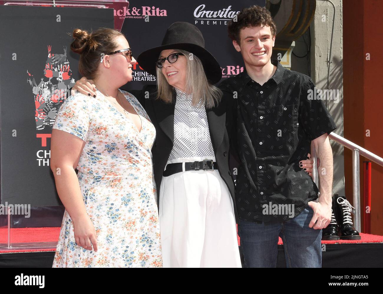 Los Angeles, USA. 11th Aug, 2022. (L-R) Dexter Keaton, Diane Keaton and ...