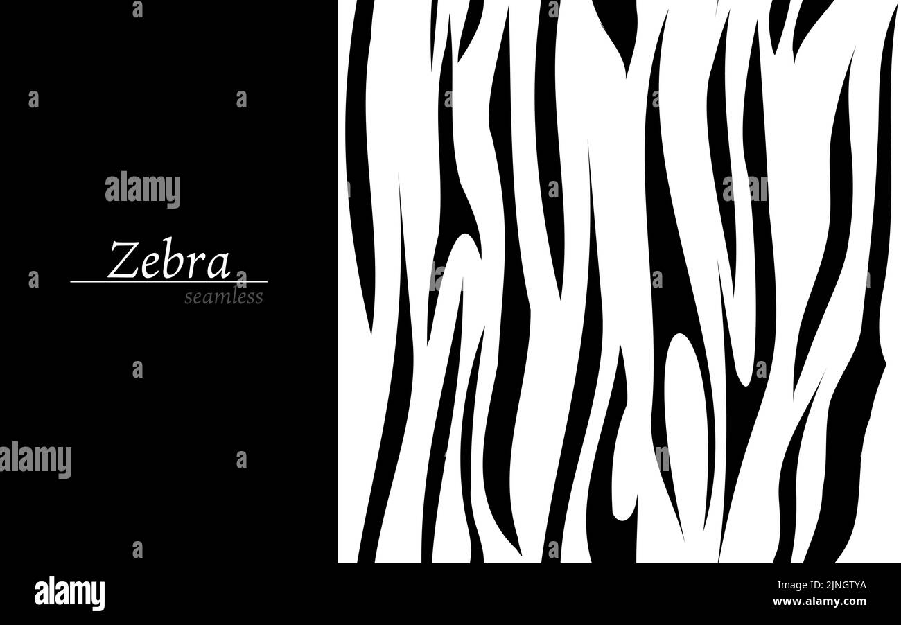 Seamless pattern: zebra pattern vector illustration Stock Vector Image ...