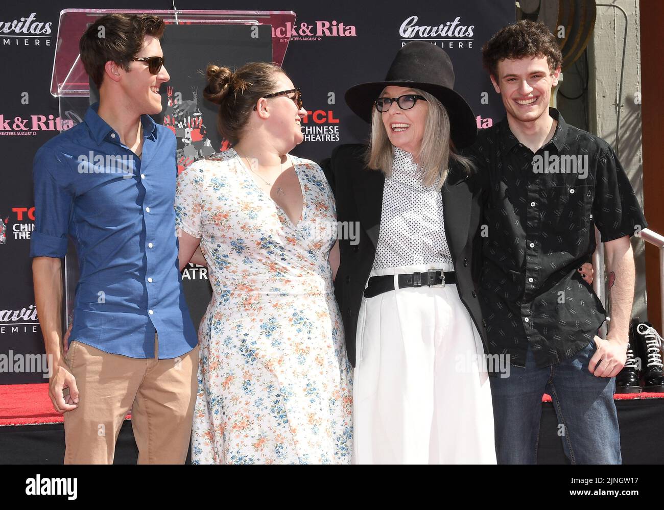 Los Angeles, USA. 11th Aug, 2022. (L-R) Jordan White, Dexter Keaton ...