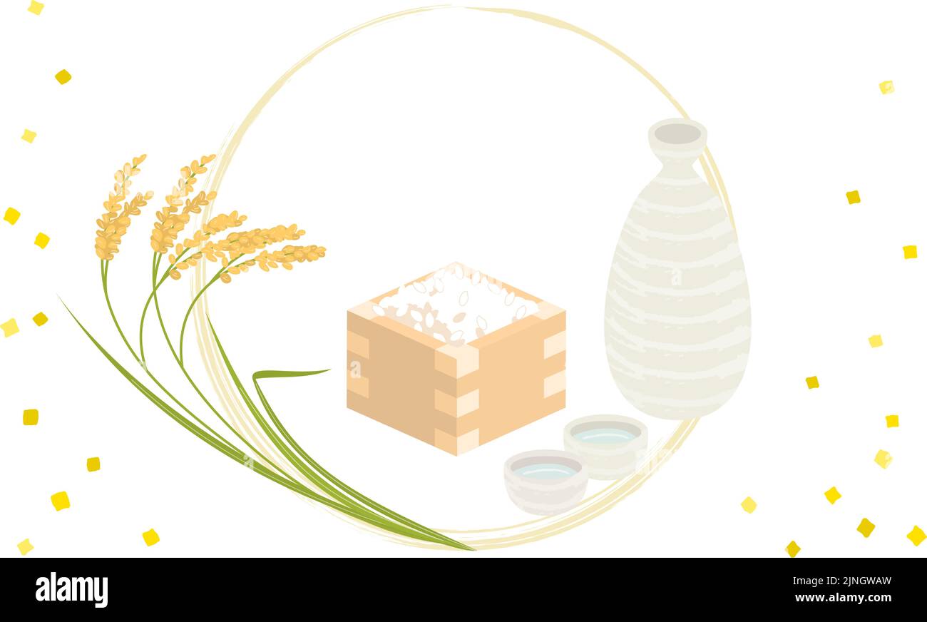Milling rice Stock Vector Images - Alamy