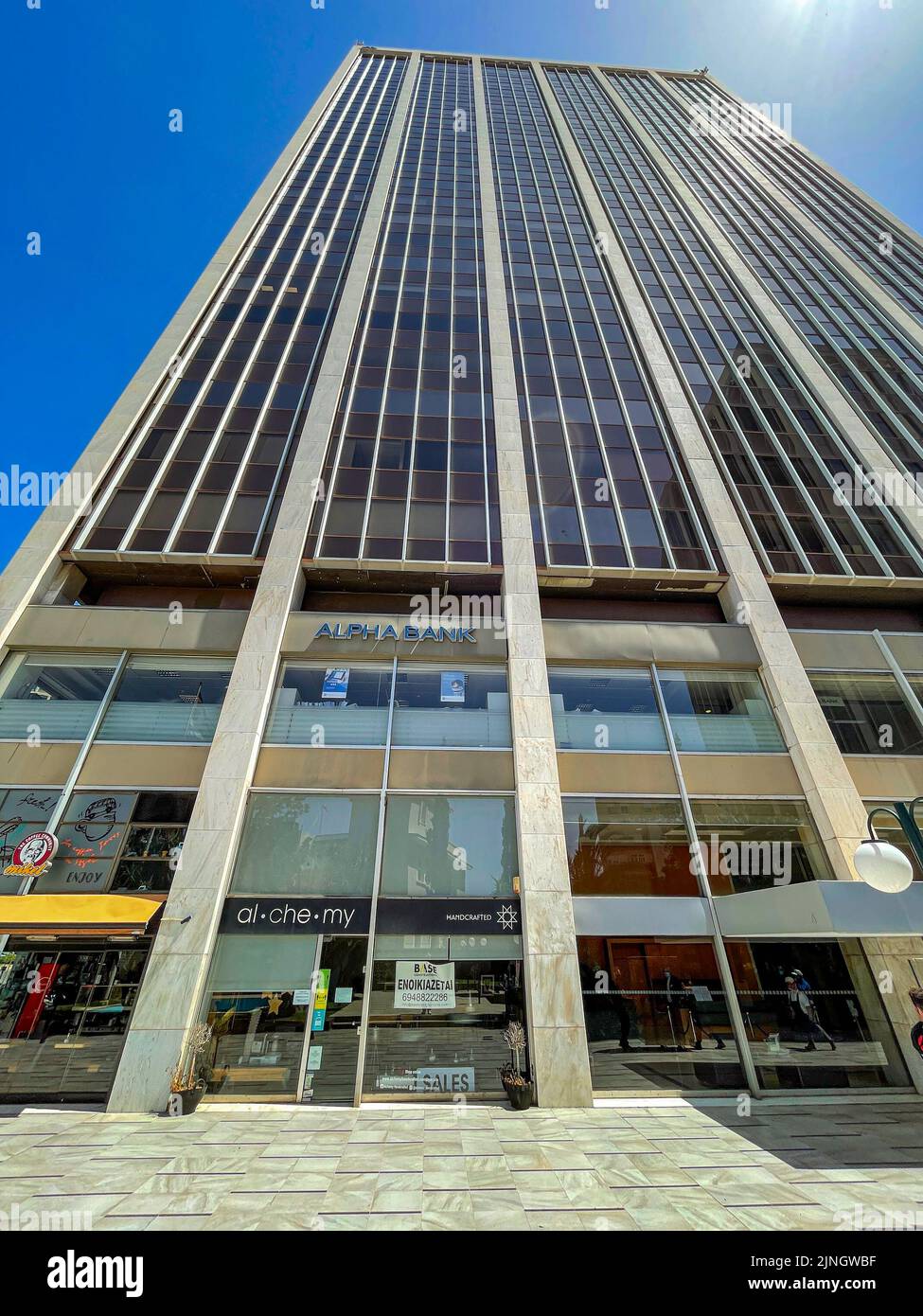 The iconic tower of Athens, Greece. It is the tallest structure in ...