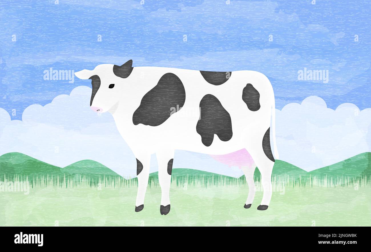 Ox watercolor Stock Vector Images - Alamy