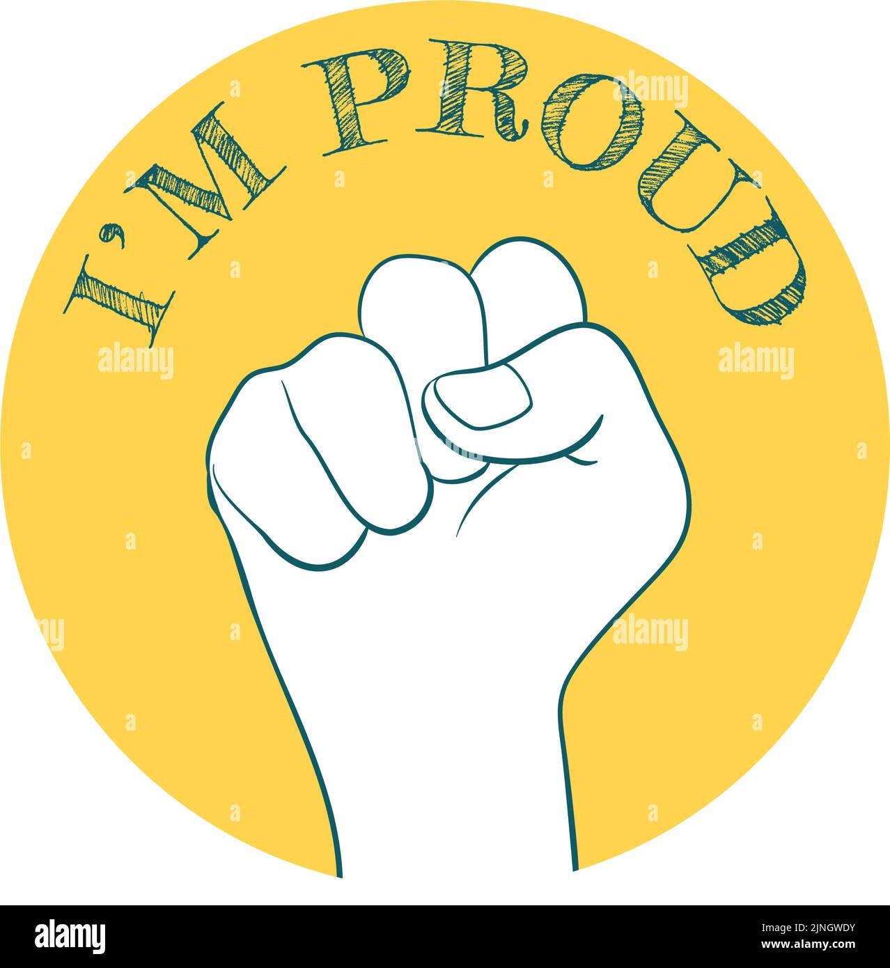 Hand sign icon, fist clasping sign Vector illustration Stock Vector ...