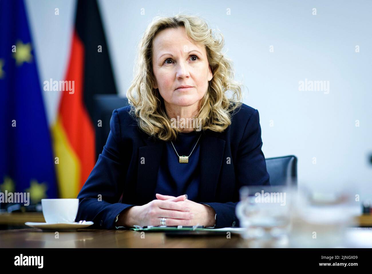 Berlin, Deutschland. 09th Feb, 2022. Steffi Lemke, Federal Minister for ...